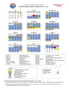 Lausd School Calendar 2025-2026 [Holidays]